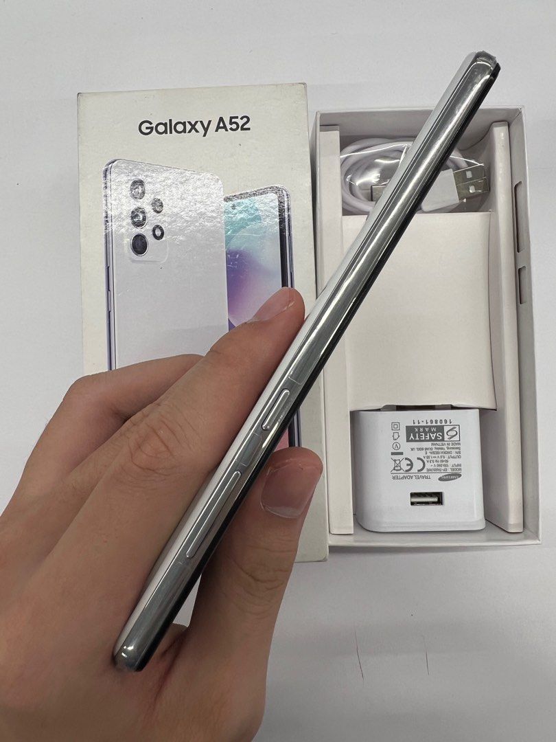 [DEMO SET] SAMSUNG GALAXY A52 WHITE 8GB RAM + 256GB ROM (FULL SET ...
