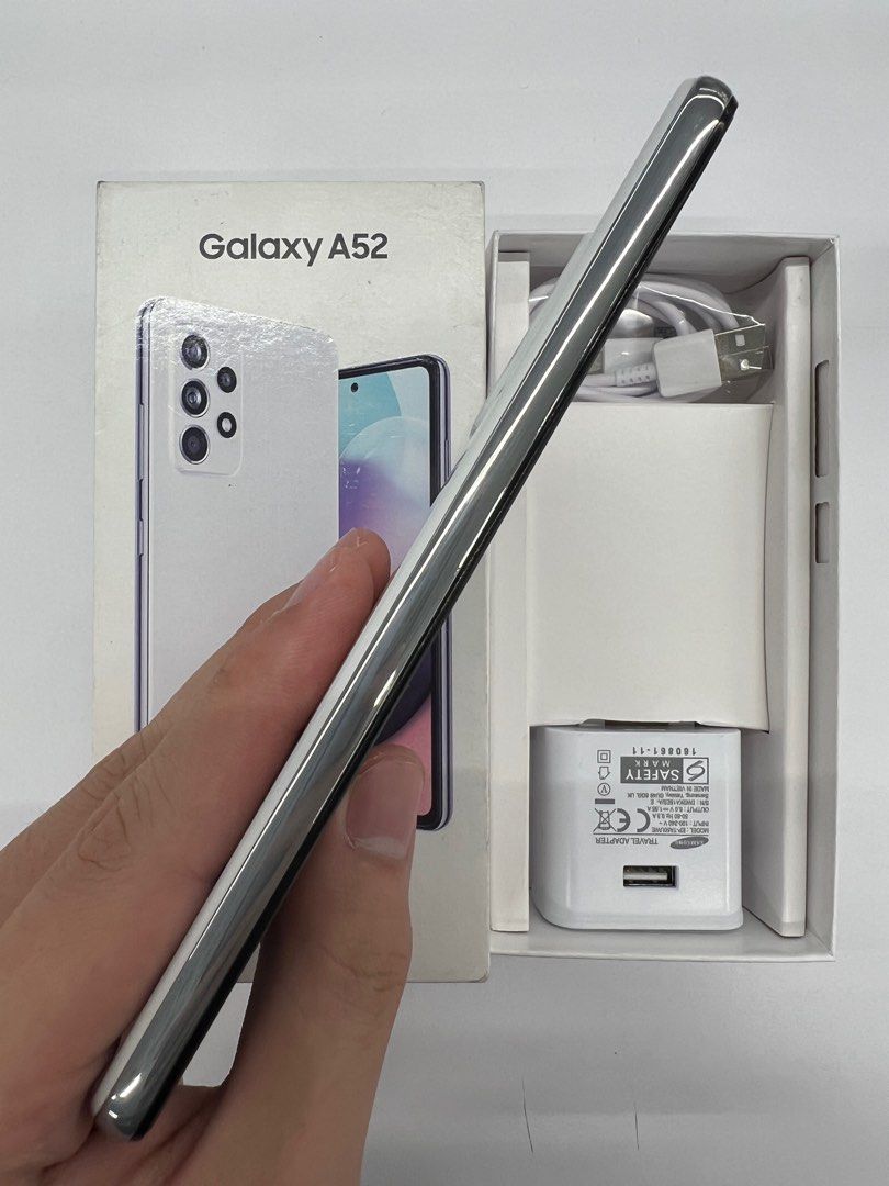 [DEMO SET] SAMSUNG GALAXY A52 WHITE 8GB RAM + 256GB ROM (FULL SET ...