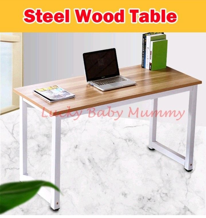 Desktop Steel Wood Computer Tables/study table with various size and ...