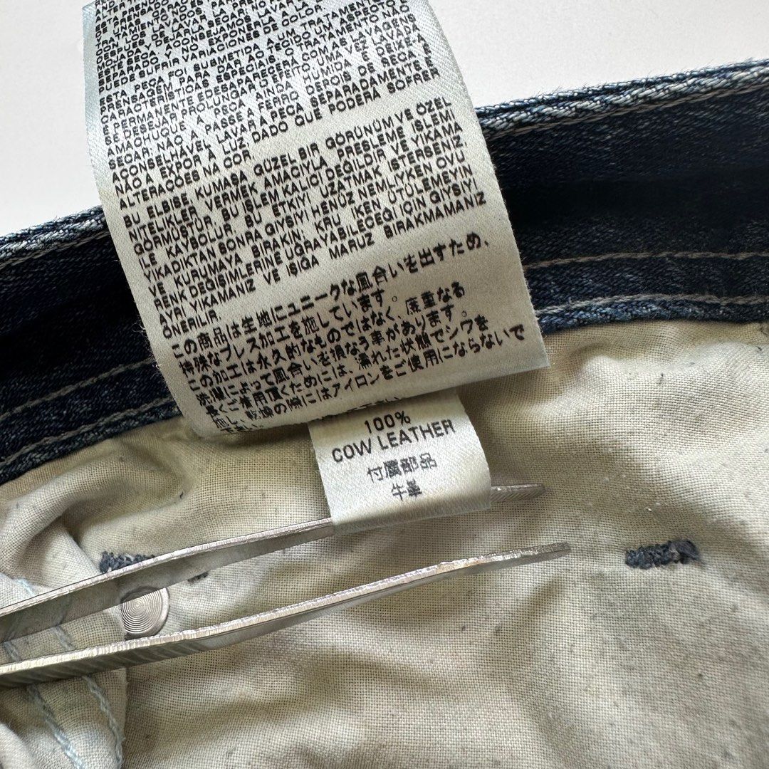 Diesel Narrot 0074M Dark Stone Washed Distressed Denim Jeans, Men's ...