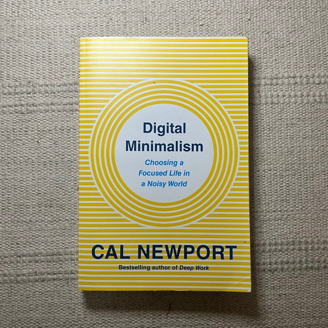 Digital Minimalism by Cal Newport, Hobbies & Toys, Books & Magazines ...