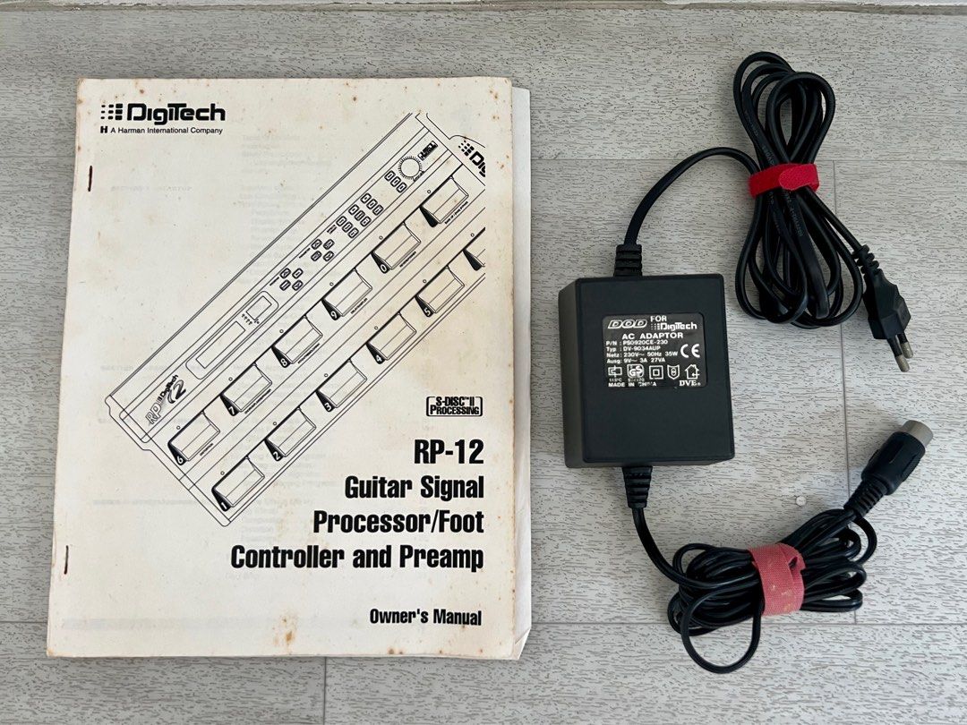 DigiTech RP-12 Guitar Multi-Effects Pedal, Hobbies & Toys, Music ...