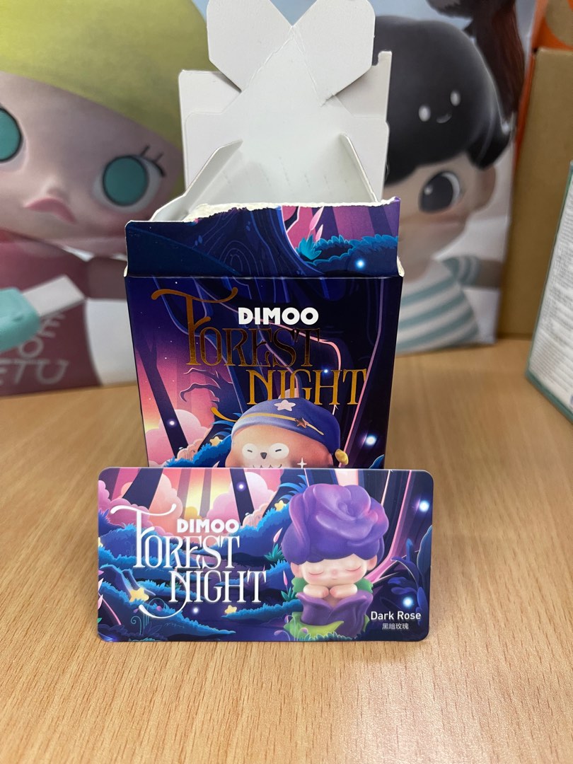 Dimoo: Forest Night (BNIF) Dark Rose, Hobbies & Toys, Toys & Games on ...