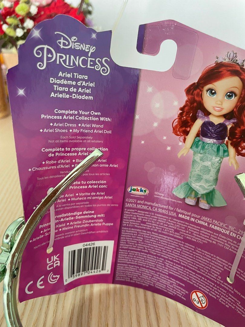 Disney Princess Ariel tiara + heel set, Hobbies & Toys, Toys & Games on ...