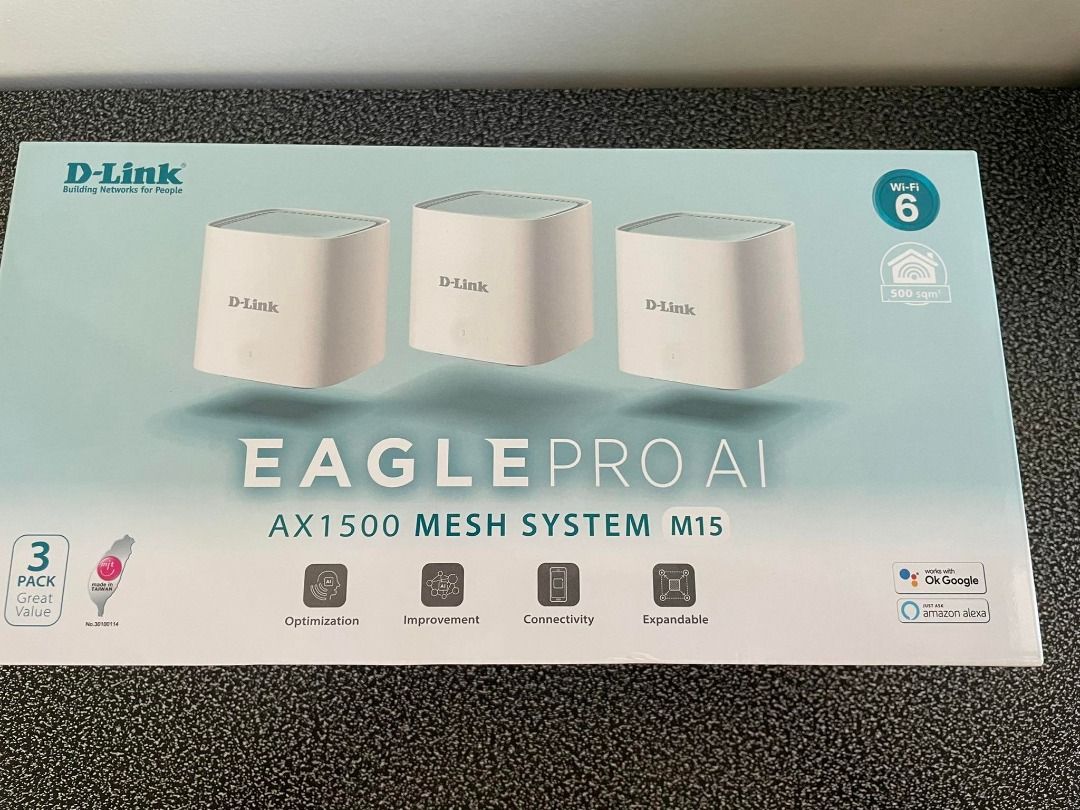 D'LINK Eagle Pro AX1500 Complete System, Computers & Tech, Parts ...