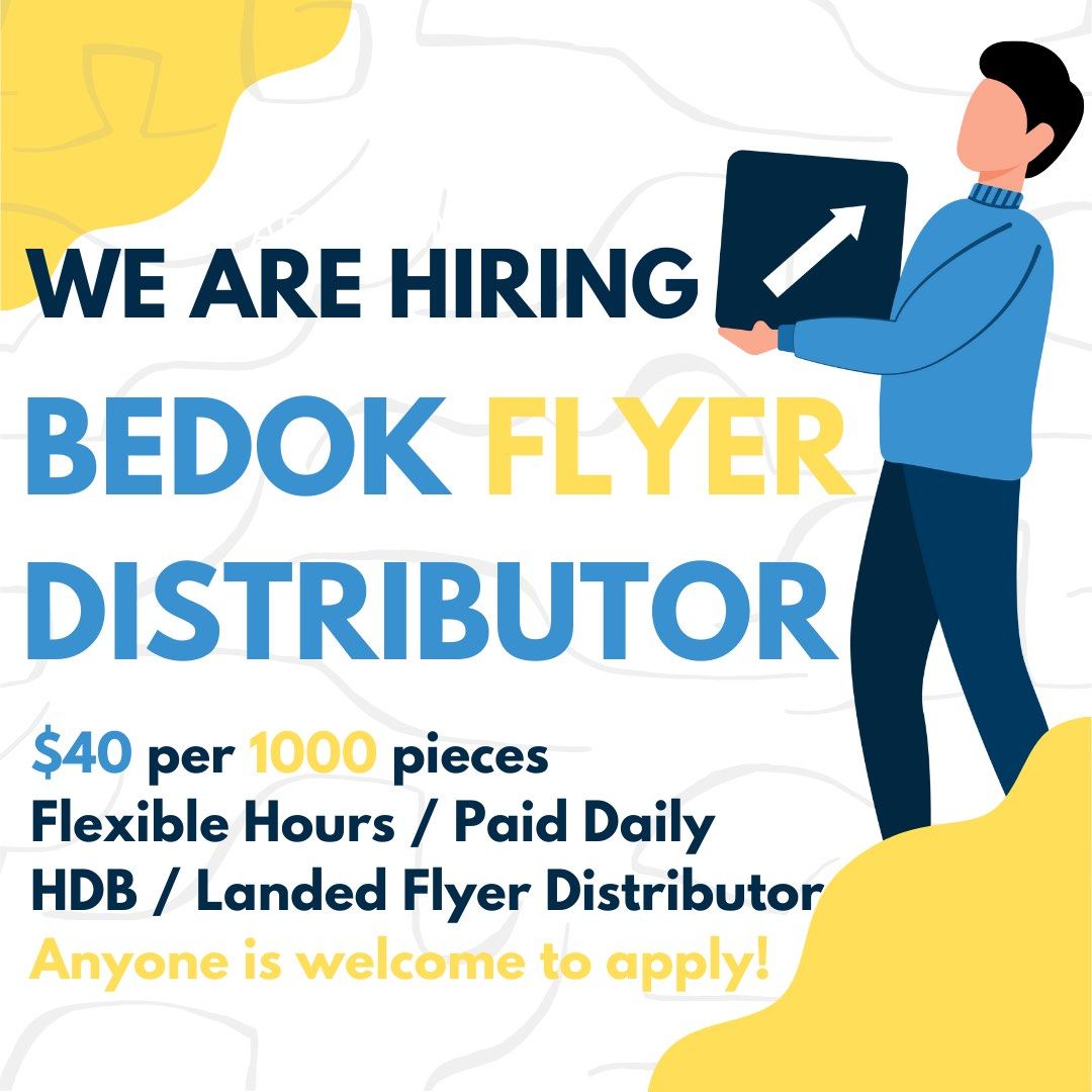 Door to Door Flyer Distributor, Jobs, Internships & Others on Carousell