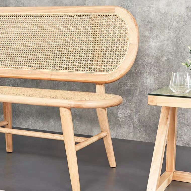 DREW Vintage Rattan Dining Bench, Furniture & Home Living, Furniture ...