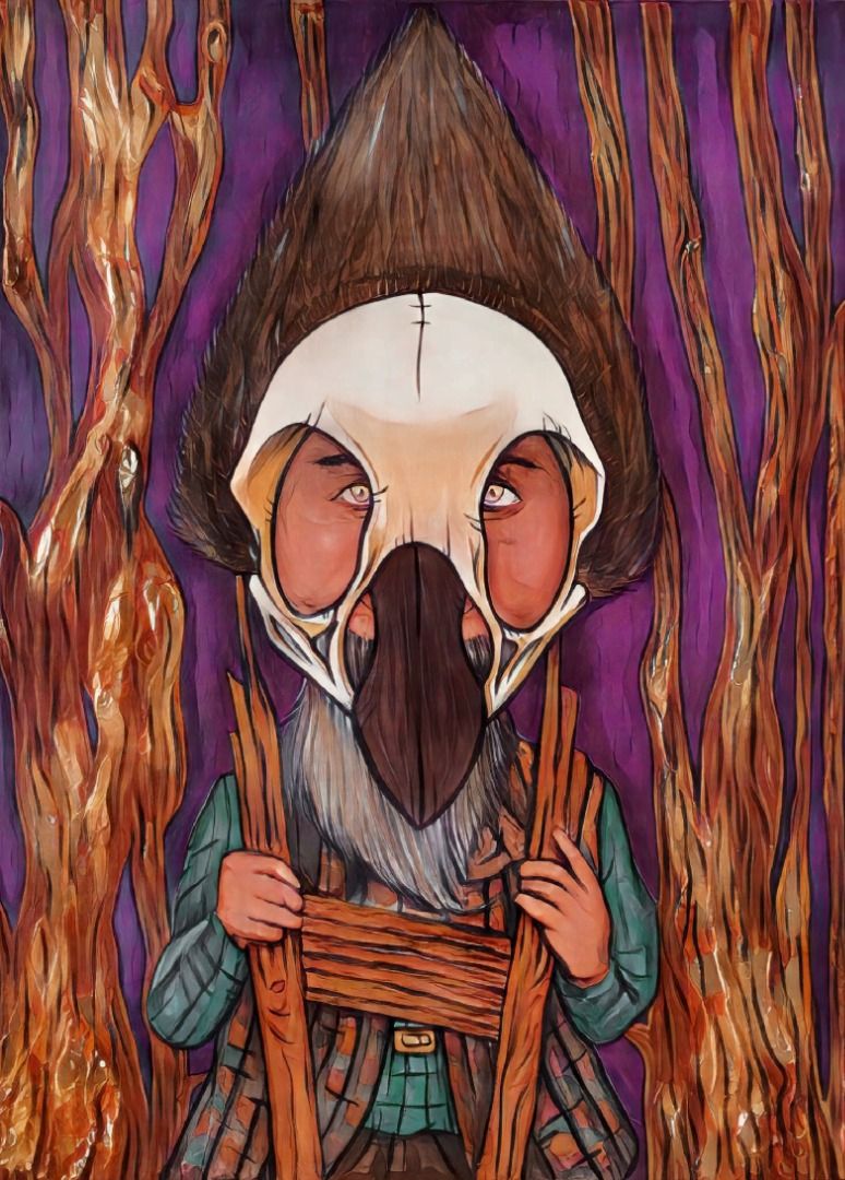 Duwende (Dwarf) Textured Acrylic Painting on Carousell