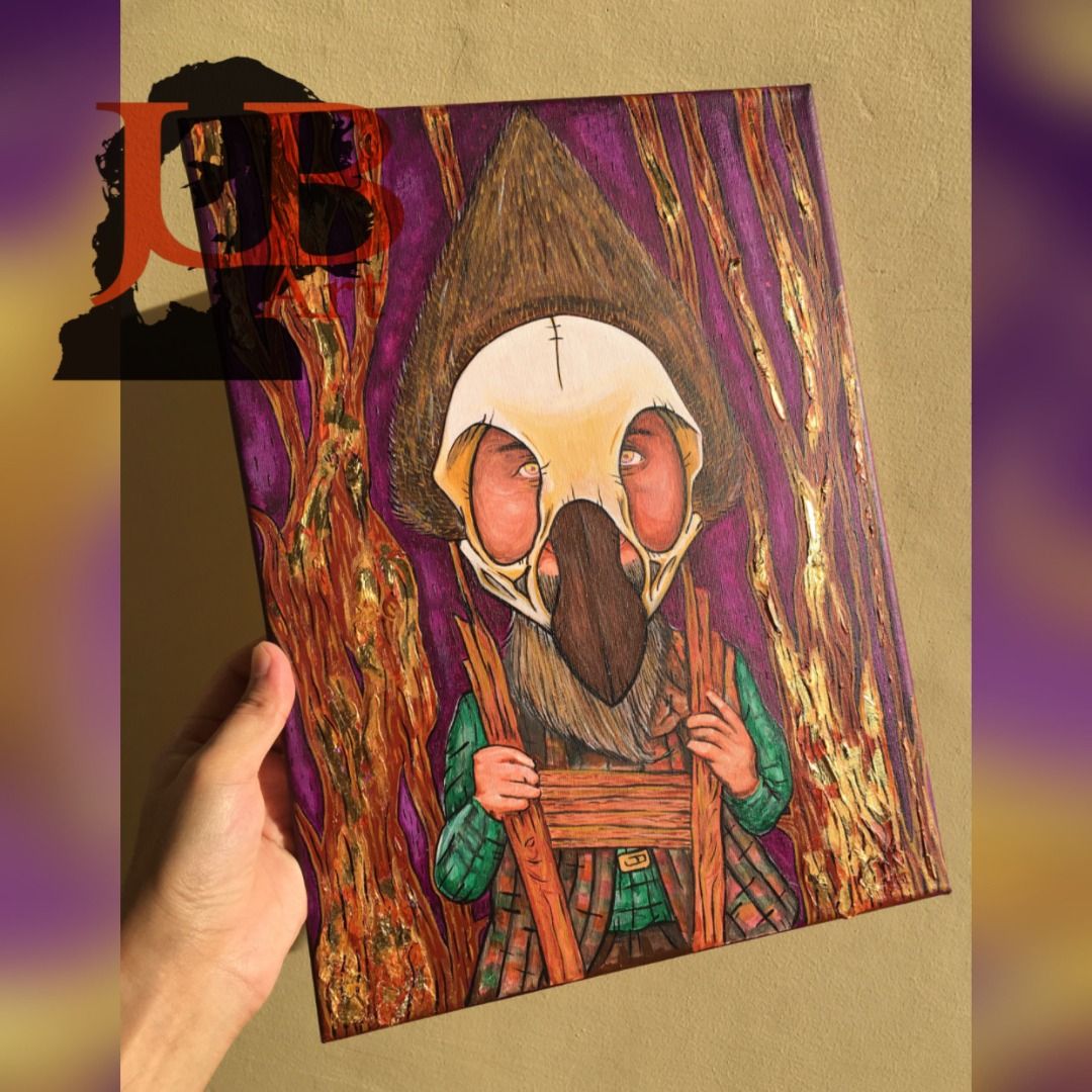 Duwende (Dwarf) Textured Acrylic Painting on Carousell