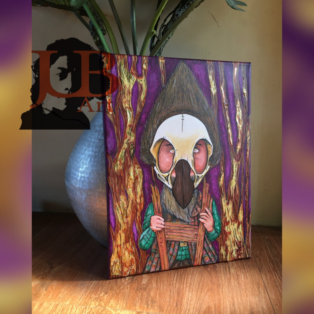 Duwende (Dwarf) Textured Acrylic Painting on Carousell