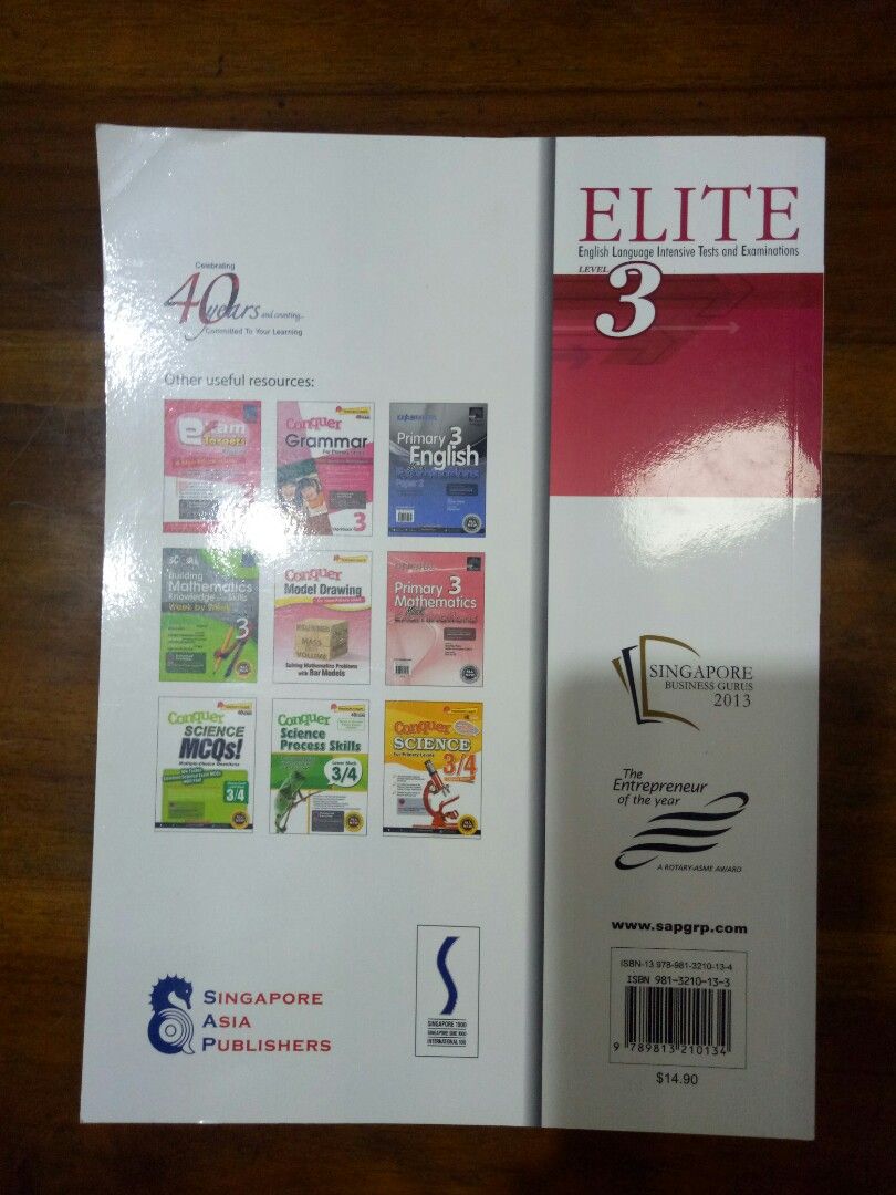 elite level 3 english language intensive tests and examination SAP ...