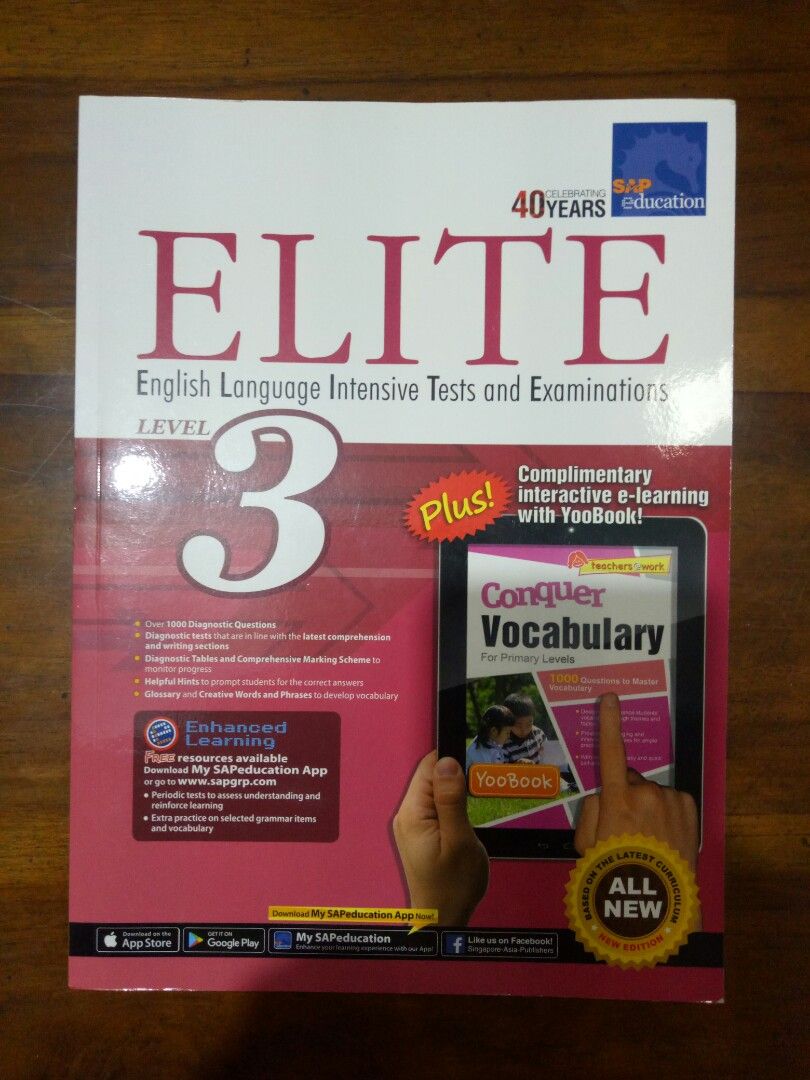 elite level 3 english language intensive tests and examination SAP ...