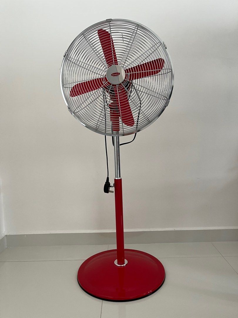 EuropAce 16” Retro Stand Fan, Furniture & Home Living, Lighting & Fans ...