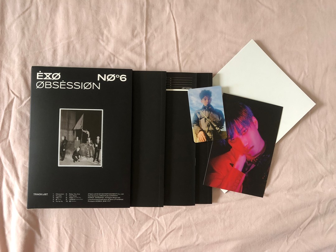 exo obsession (with chen pc and folder poster), Hobbies & Toys ...