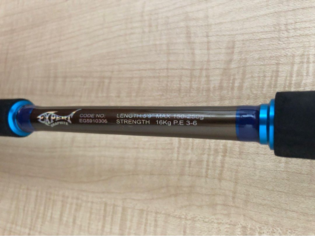 Expert Graphite custom overhead jigging fishing rod, Sports Equipment ...