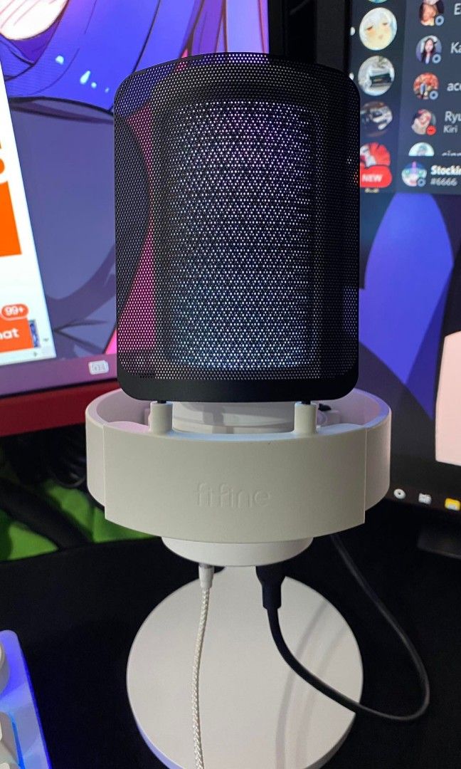 Fifine Ampligame A8 White Version, Audio, Microphones on Carousell