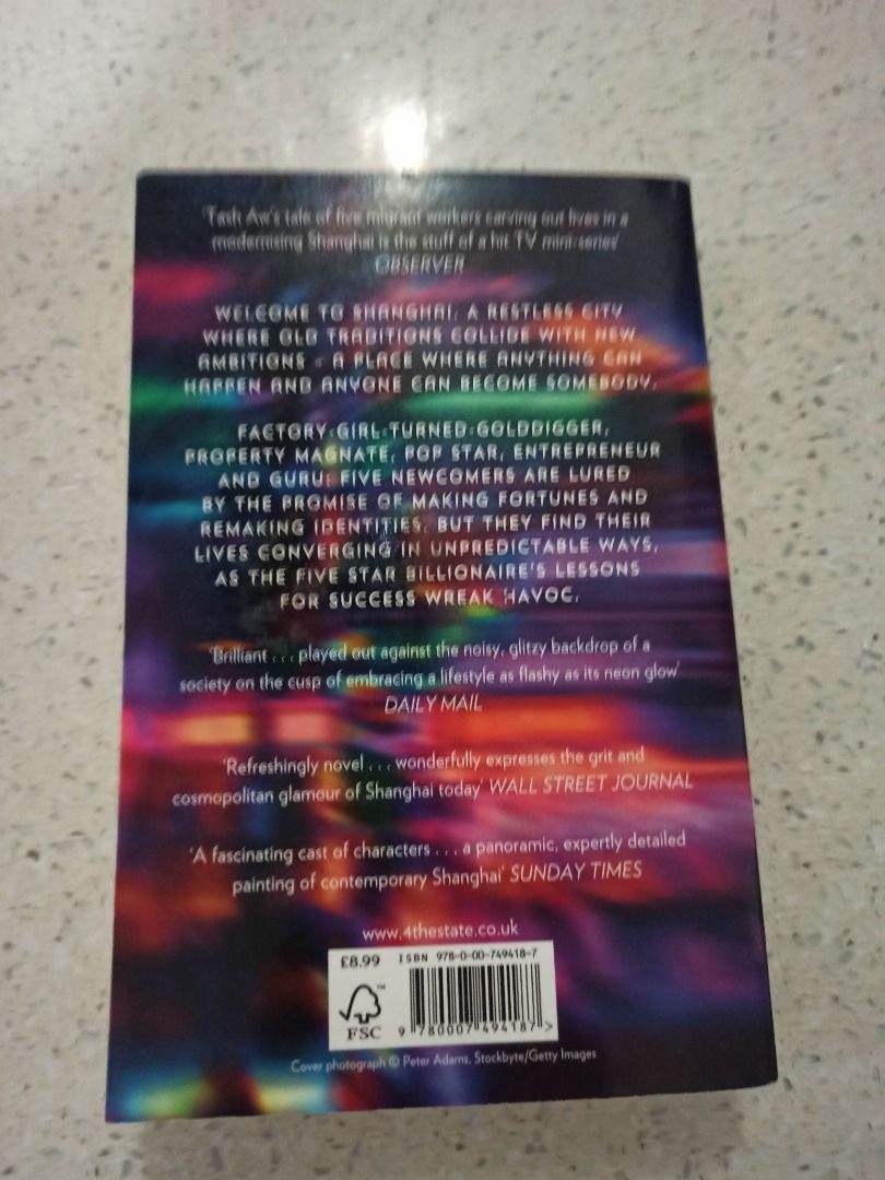 Five Star Billionaire - Tash Aw, Hobbies & Toys, Books & Magazines ...