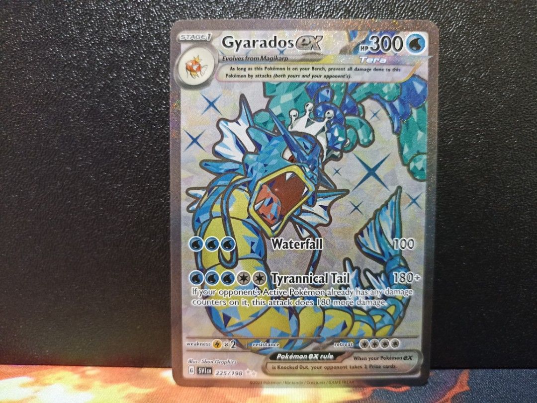 FREE MAIL - Gyarados Ex Tera Full Art Secret Rare 225/198 - Pokemon ...