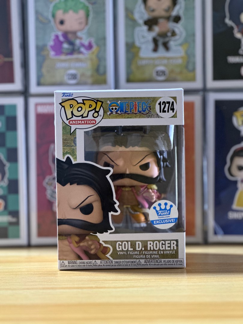 Funko Pop One Piece Gol d Roger Funko Exclusive, Hobbies & Toys, Toys ...