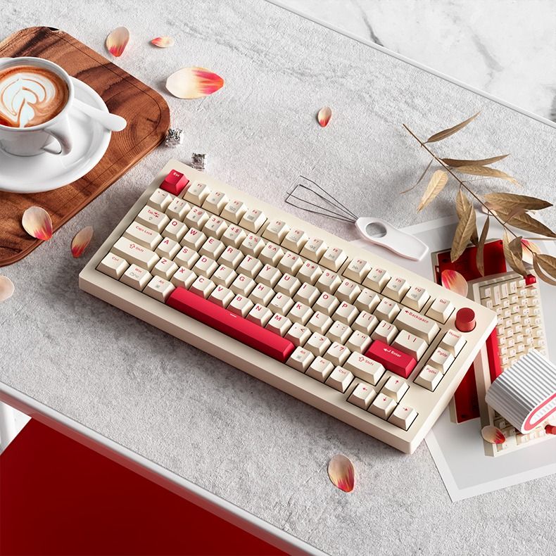 JamesDonkey A3 Gasket Wireless Mechanical Keyboard Mac/Win with Rotary ...