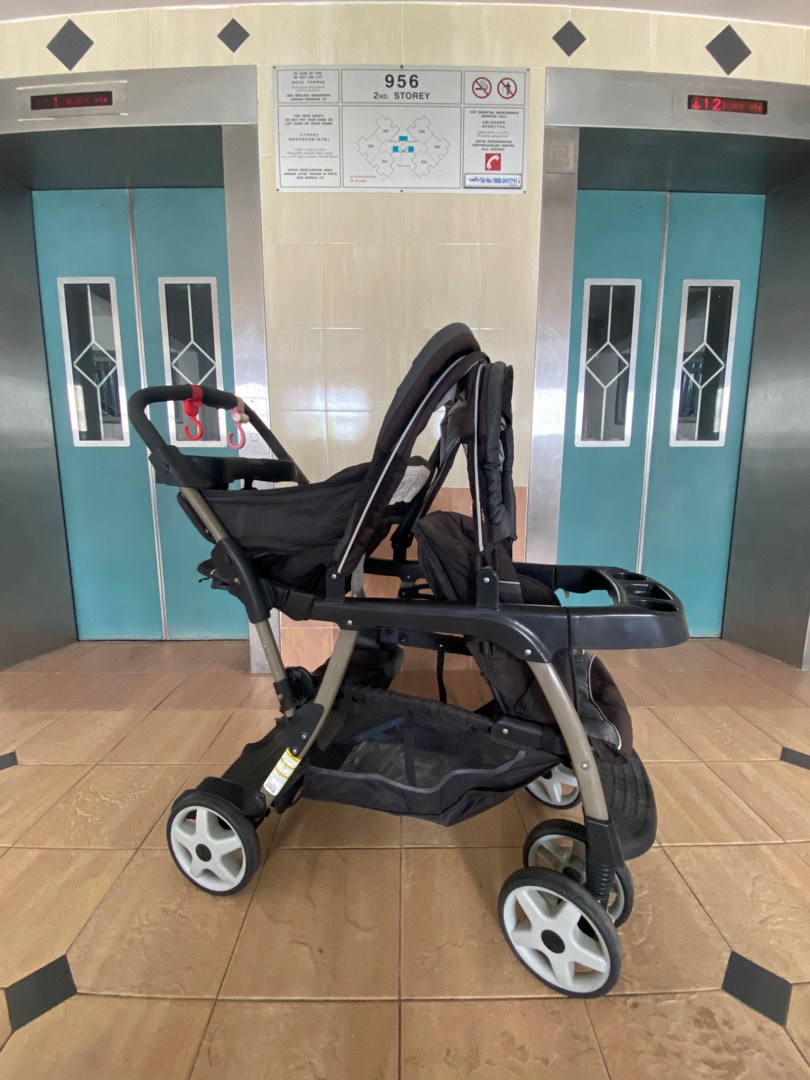Graco Double Stroller, Babies & Kids, Going Out, Strollers on Carousell