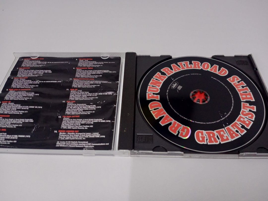 Grand Funk Railroad Greatest Hits, Hobbies & Toys, Music & Media, CDs ...
