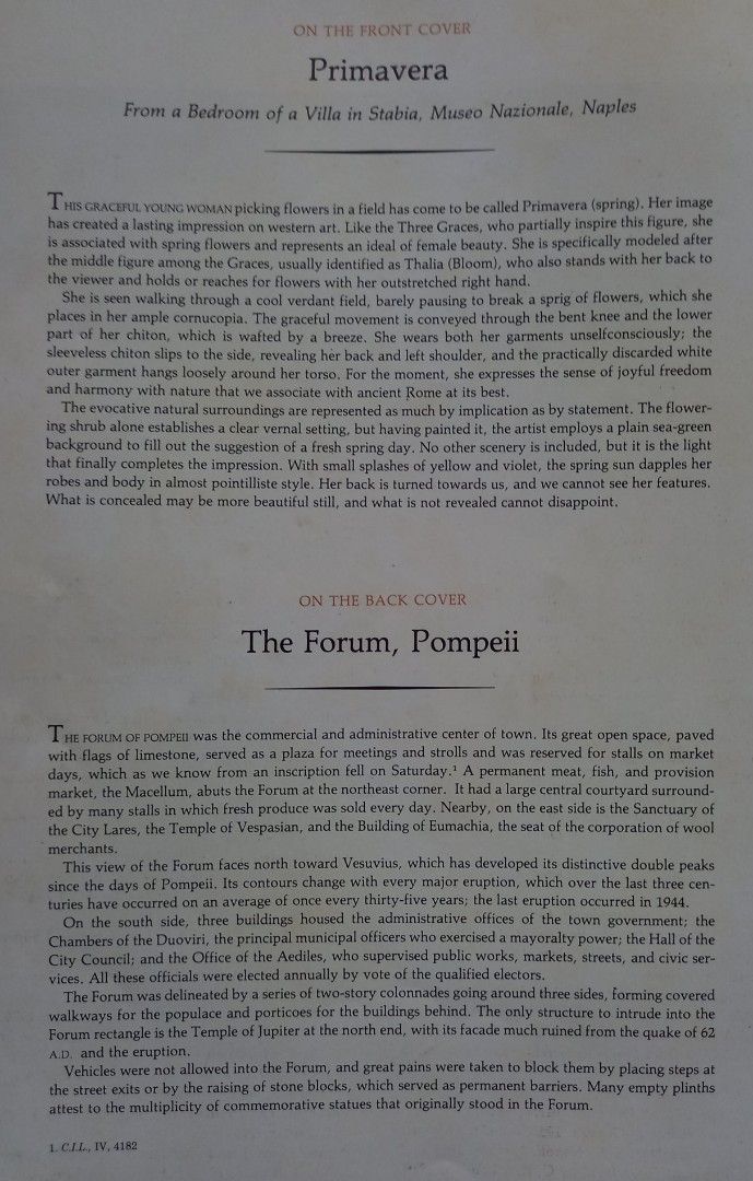 Great Treasures of POMPEII & HERCULANEUM by Theodore H. Feder, Looking ...