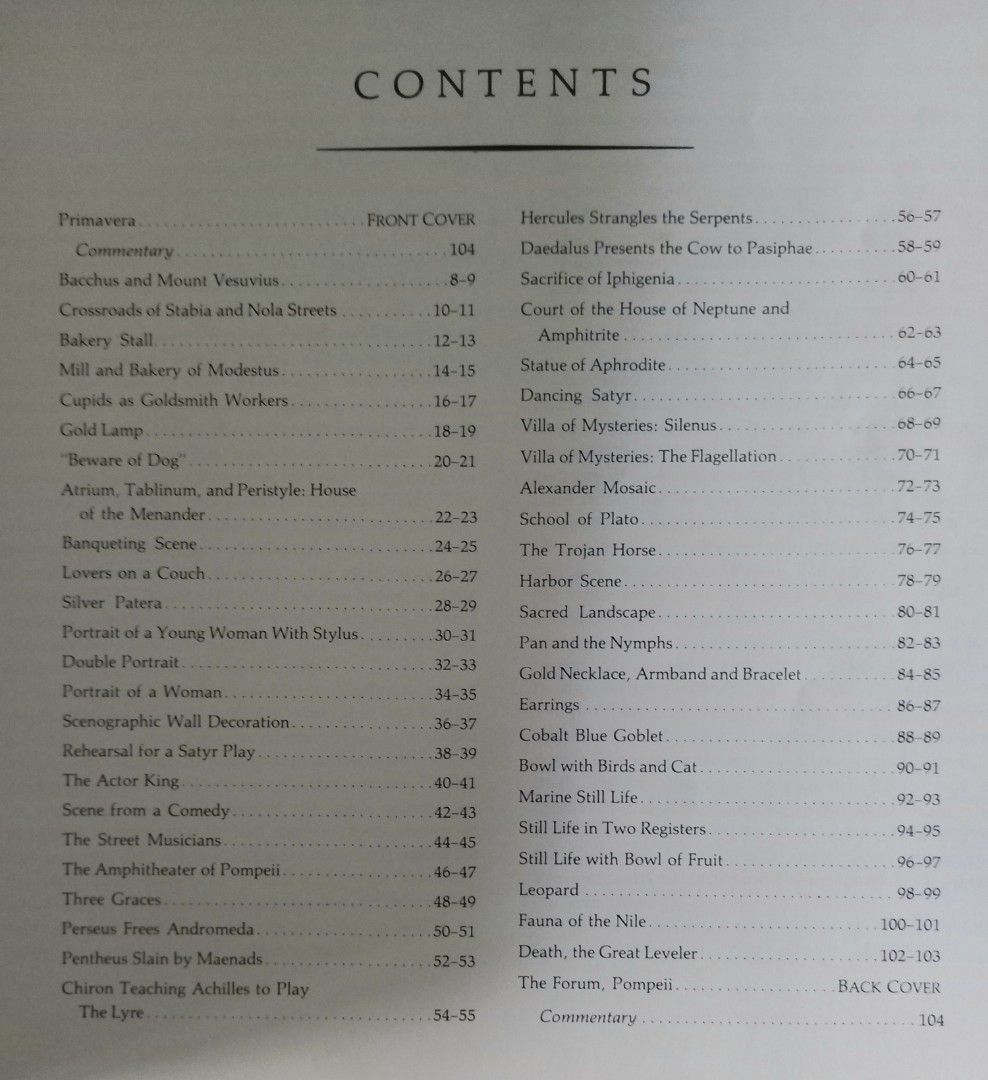 Great Treasures of POMPEII & HERCULANEUM by Theodore H. Feder, Looking ...