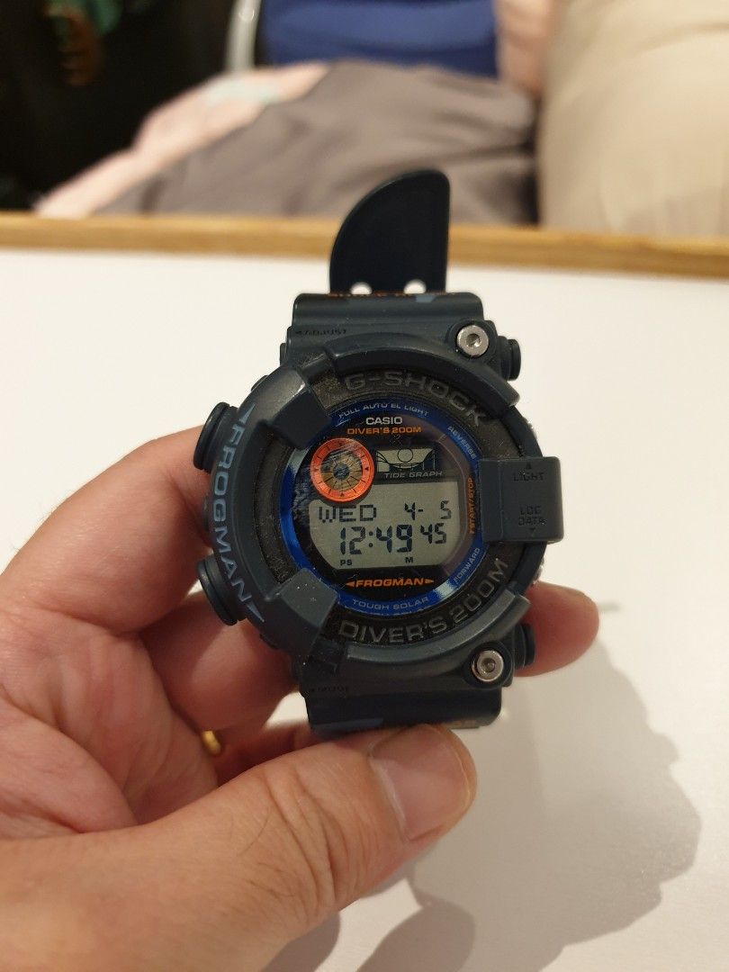Gshock Frogman (Blue Camo), Luxury, Watches on Carousell