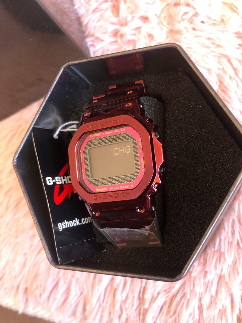 G-Shock GWM-B5000RD-4CR, Men's Fashion, Watches & Accessories, Watches ...