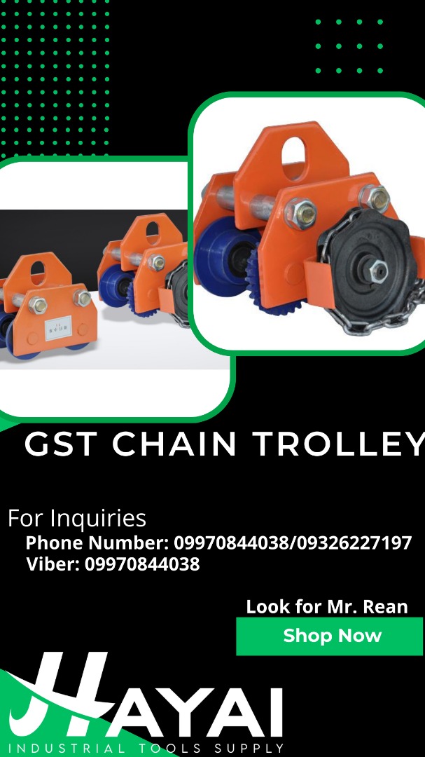 GST Chain Trolley, Commercial & Industrial, Industrial Equipment on ...