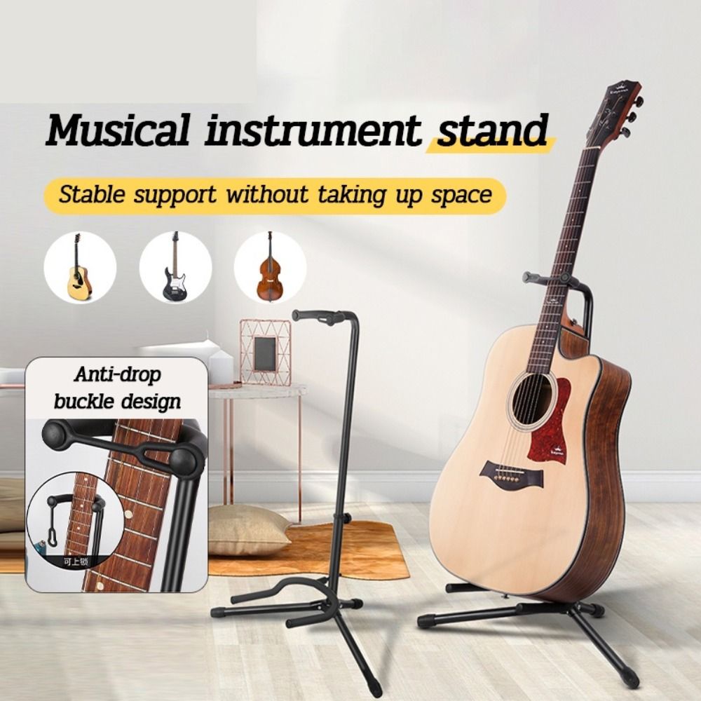 Guitar Stand Floor Stand Portable Display Stand Bass Pipa Electric ...