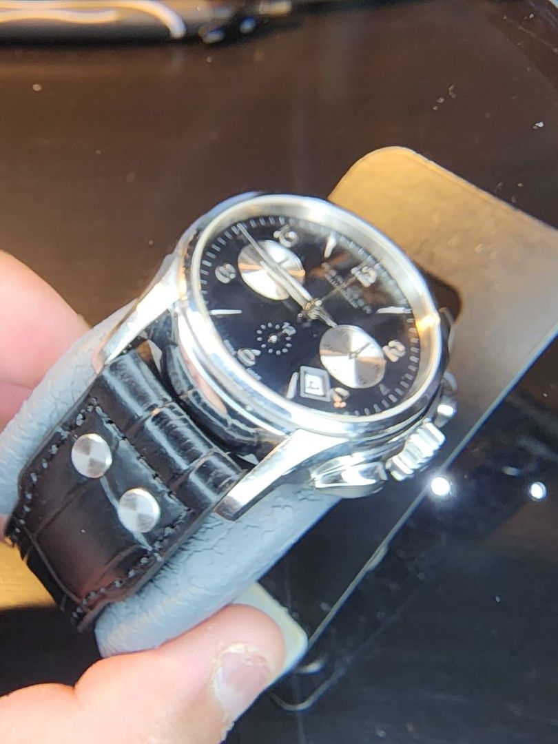 Hamilton Jazzmaster Panda Chronograph ETA 7753 Automatic, Luxury ...