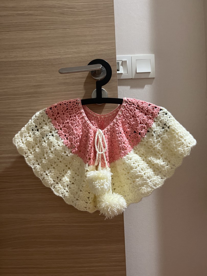 Handmade Crochet Cape, Babies & Kids, Babies & Kids Fashion on Carousell