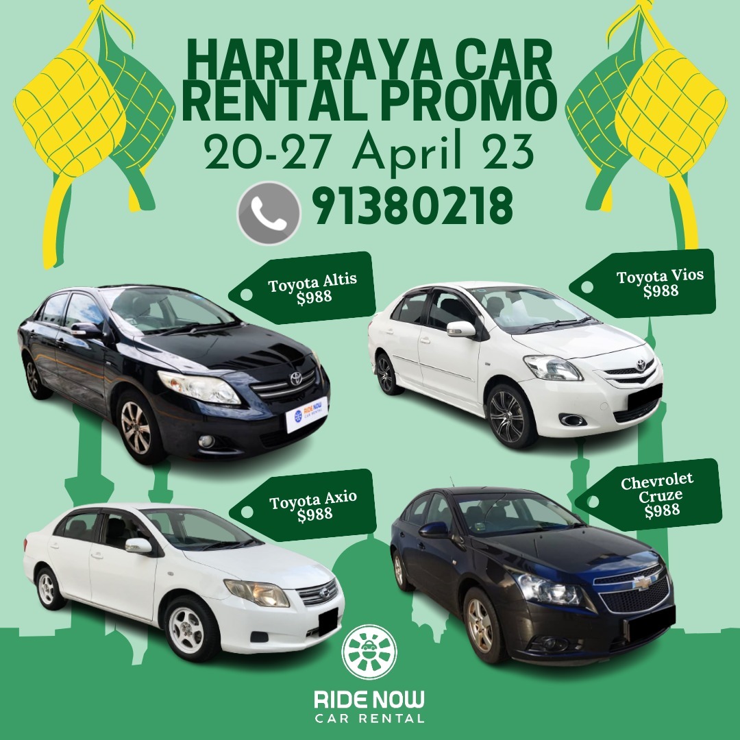 Hari Raya April 2023 - Cheap Sedan / Hatchbacks / Premium / Continental ...