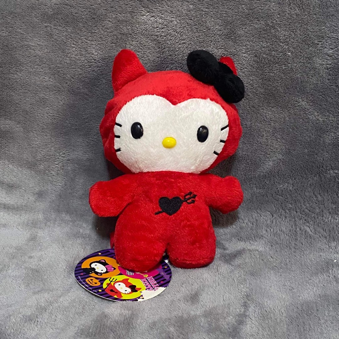 Hello Kitry Devil reversible plush on Carousell
