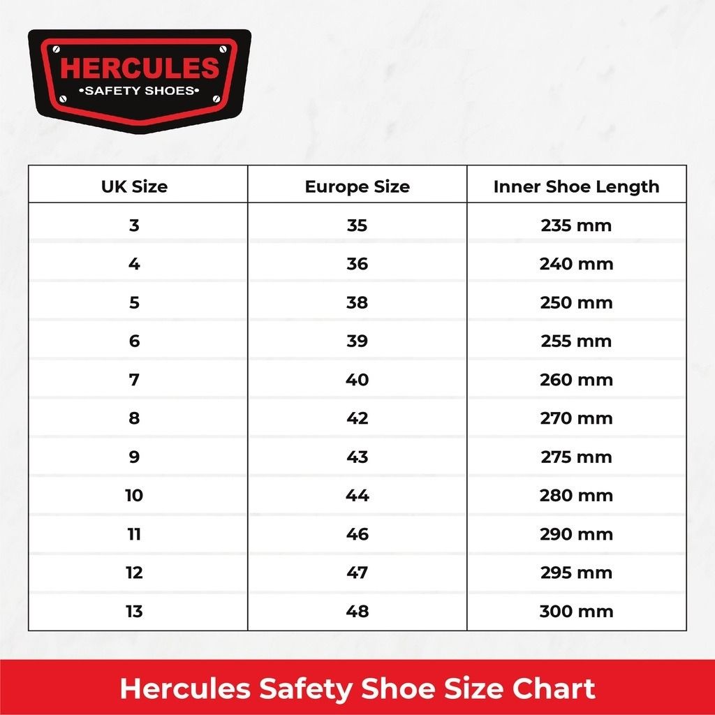 HERCULES R302 Safety Shoes Safety Boot, Men's Fashion, Footwear, Casual ...