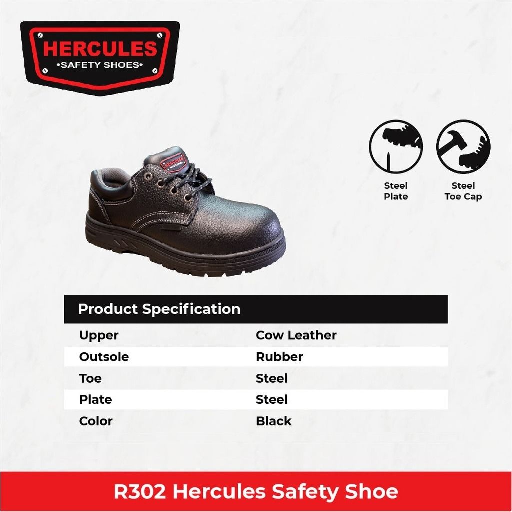 HERCULES R302 Safety Shoes Safety Boot, Men's Fashion, Footwear, Casual ...