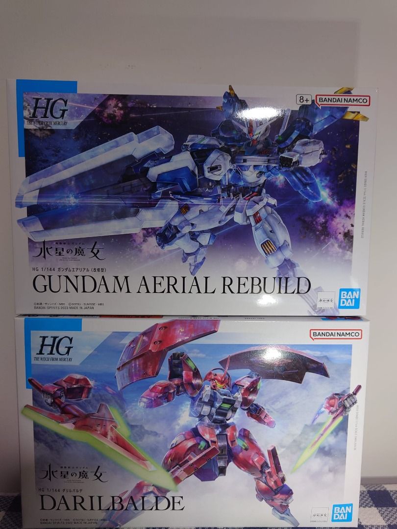 HG Darilbalde + HG Gundam Aerial Rebuild, Hobbies & Toys, Toys & Games ...
