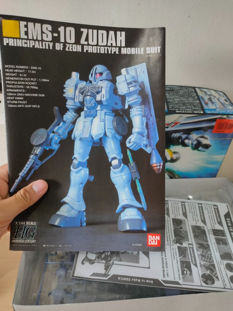 HG Zudah Gunpla (Unbuilt), Hobbies & Toys, Toys & Games on Carousell