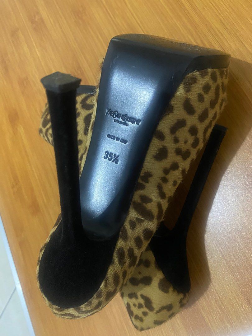 High heels YSL Paris, Fesyen Wanita, Sepatu di Carousell