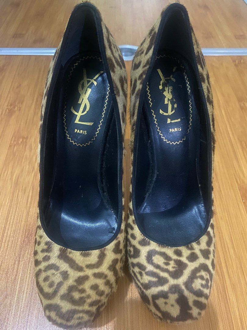 High heels YSL Paris, Fesyen Wanita, Sepatu di Carousell