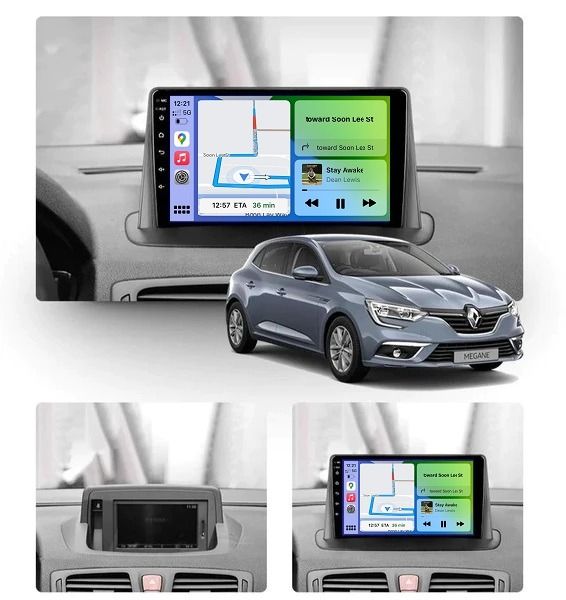 HIGH-END LATEST RENAULT MEGANE 3 9 INCH 8 CORE ANDROID 12 PLAYER ...