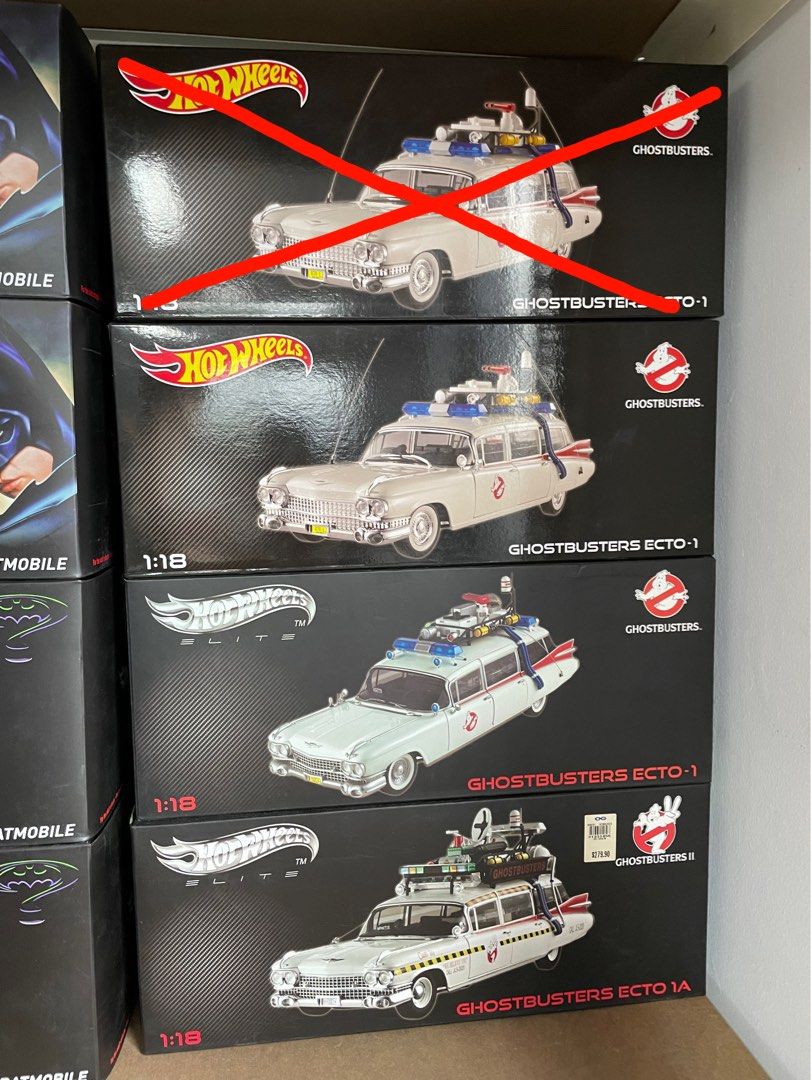 Hot Wheels 1:18 Ghostbusters Ecto-1 @ 1A, Hobbies & Toys, Toys & Games ...