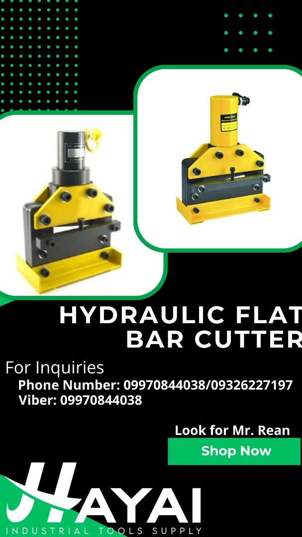Hydraulic Flat Bar Cutter, Commercial & Industrial, Industrial ...
