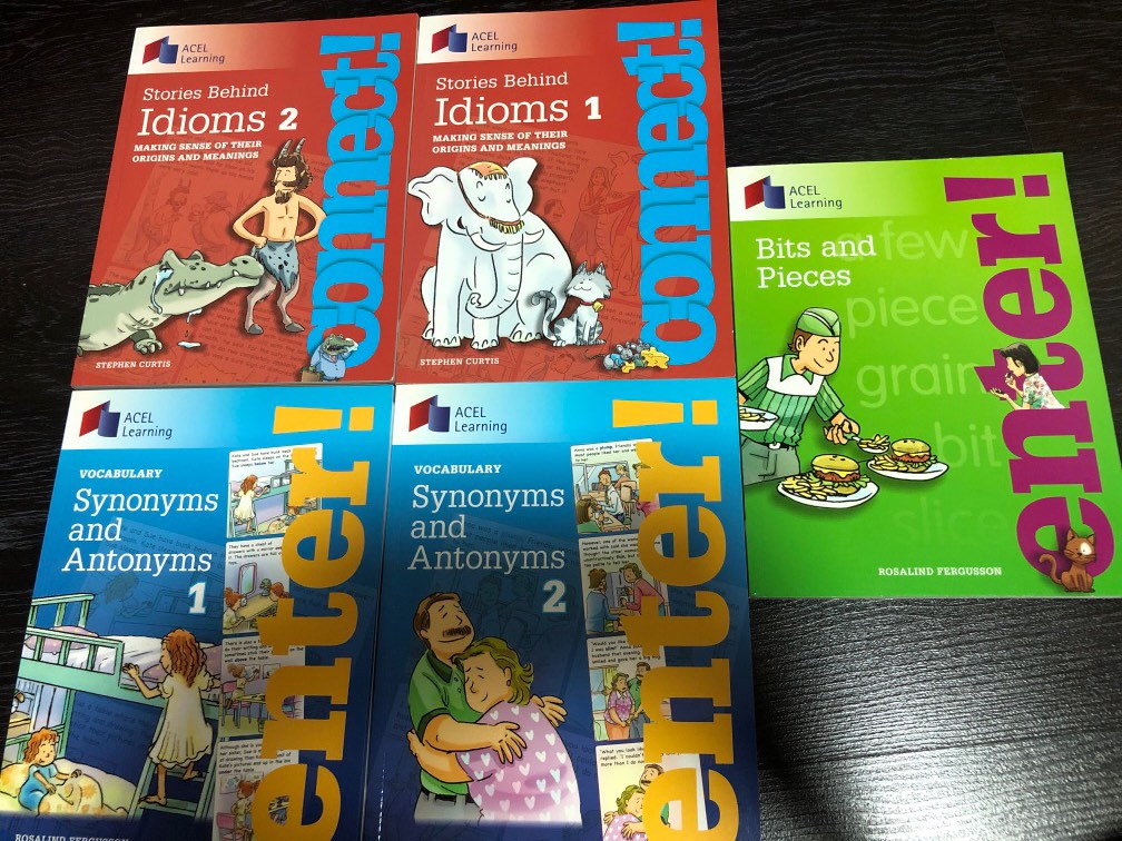 5 books - Idioms 1&2, Synonyms 1&2, Bits&Pieces, Hobbies & Toys, Books ...