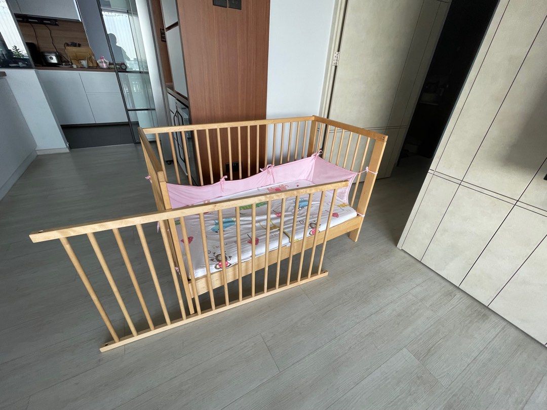 Ikea baby cot measurement 120x60, Babies & Kids, Baby Nursery & Kids ...