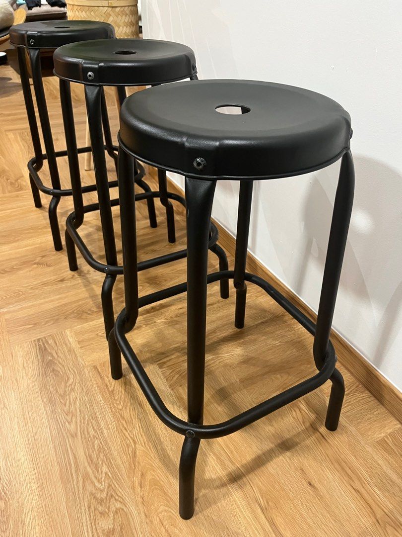 IKEA Bar stools, Furniture & Home Living, Furniture, Chairs on Carousell
