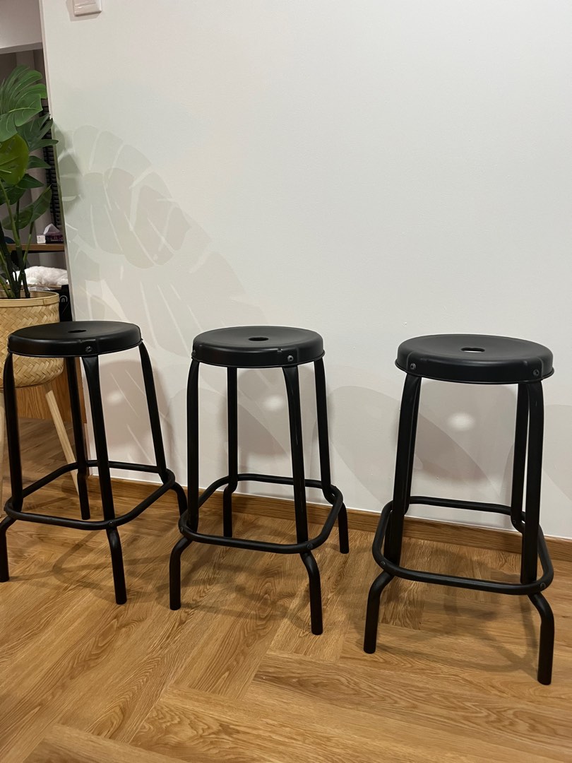 IKEA Bar stools, Furniture & Home Living, Furniture, Chairs on Carousell