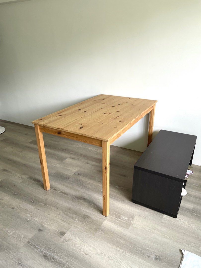 IKEA Ingo Pine Table, Furniture & Home Living, Furniture, Tables & Sets ...
